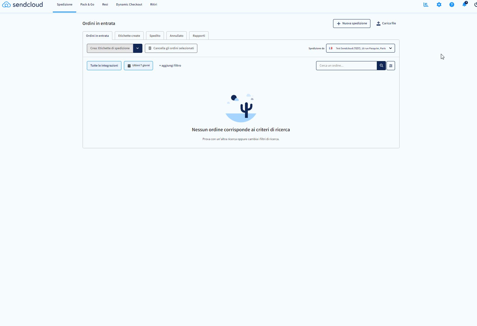 Seleziona i tuoi corrieri – Sendcloud Help Center